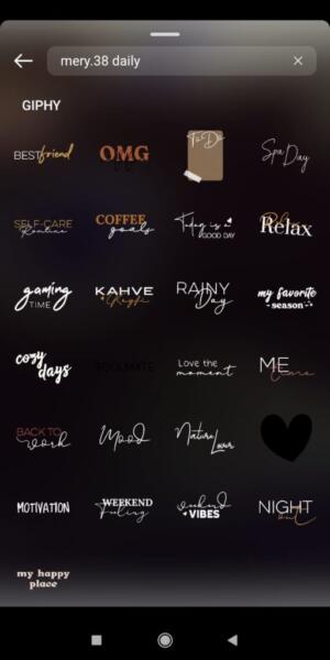 İnstagram Gif Kodları & İnstagram Gif İsimleri